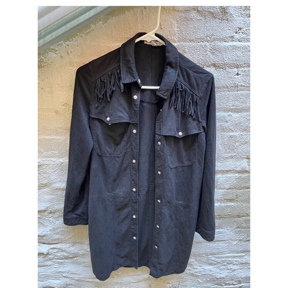 Zara | Jackets & Coats | Zara Fringe Jacket | Poshmark